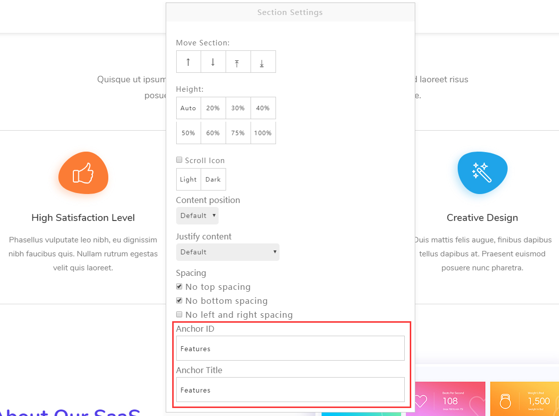 How to set OnePage – obvio – Help DOC