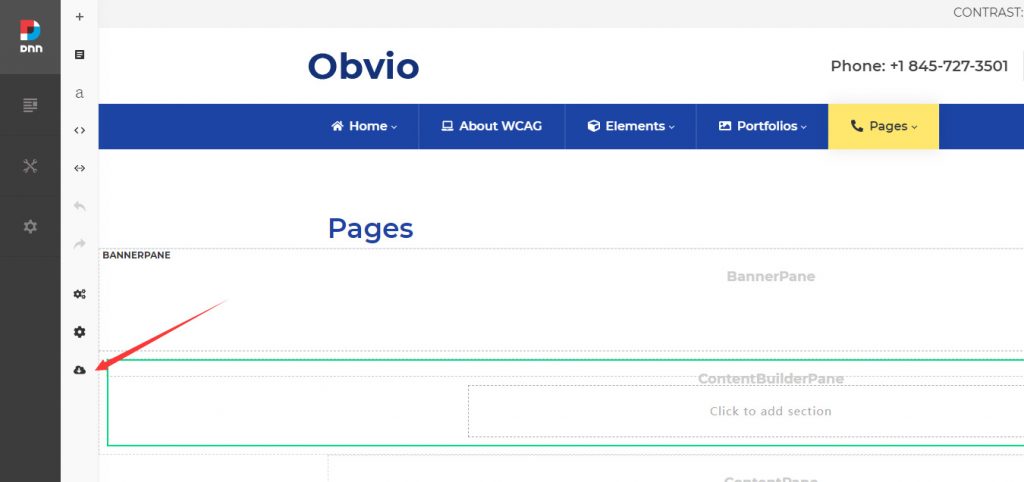 How to import page template – obvio – Help DOC